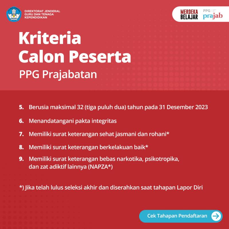 PPG PRAJABATAN | PPG - Program Profesi Guru